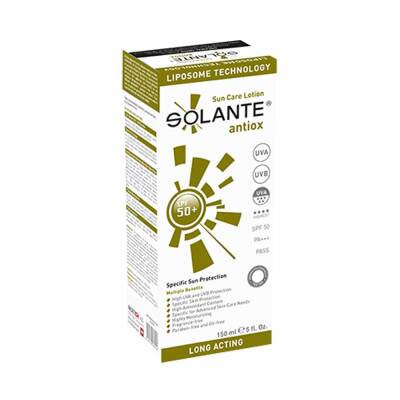 Solante Antiox Sun Care Lotion Spf 50+ 150 ml Anti-Aging Güneş Losyonu ...